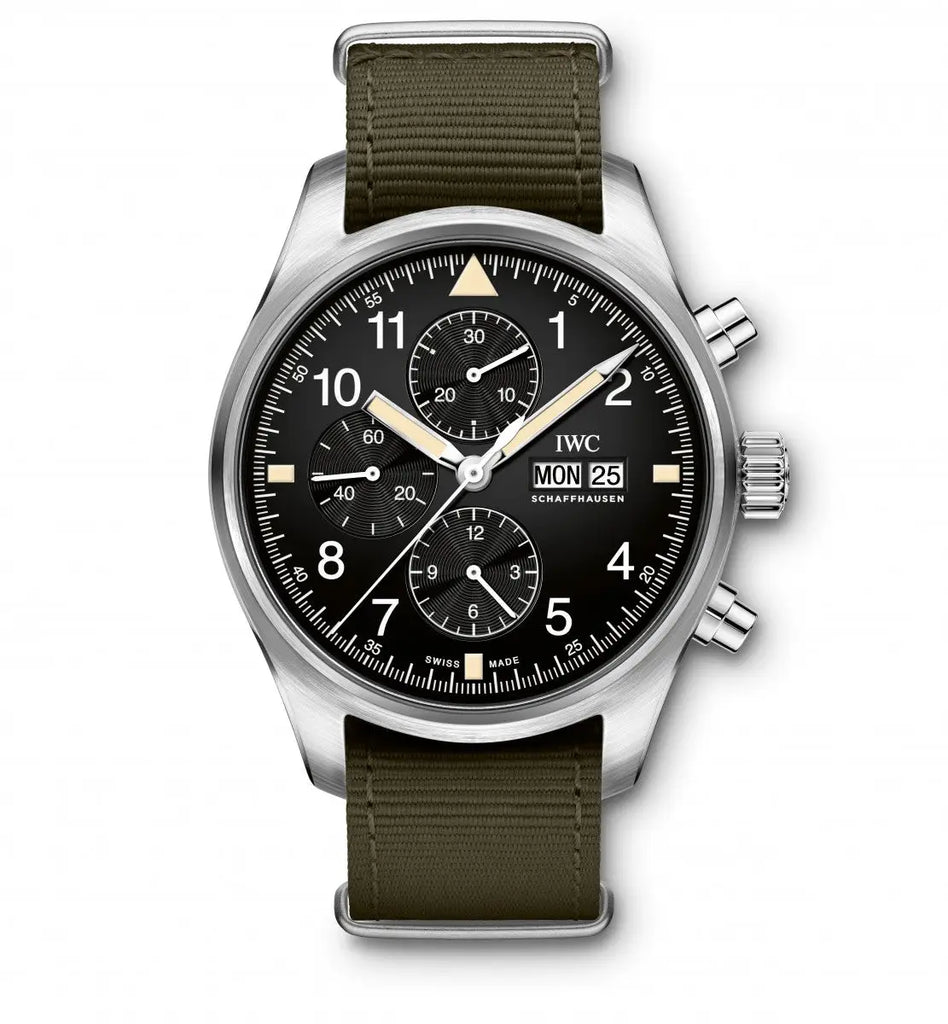 IWC RETURNS TO THE ICONIC DESIGN OF THE FIRST PILOT'S WATCH CHRONOGRAP ...