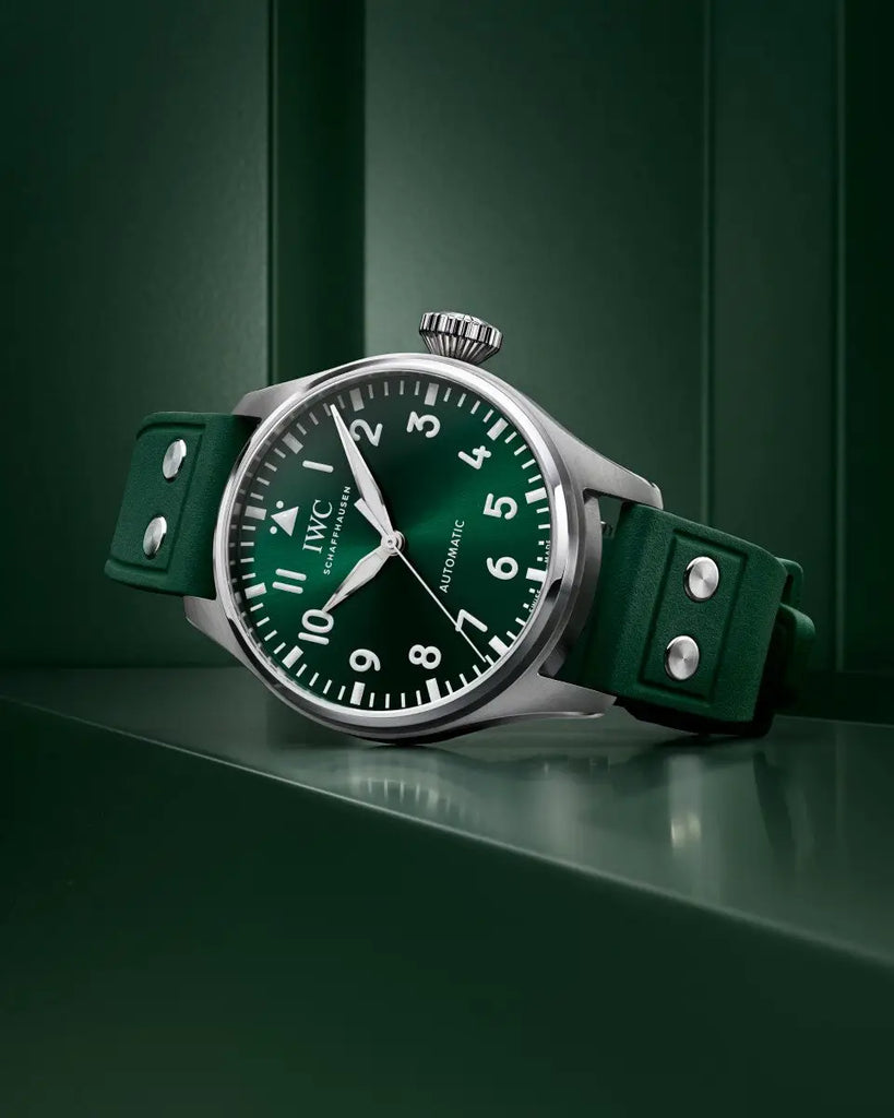 IWC Schaffhausen: New Racing Green Big Pilot's Watch 43 – Cooper Jewelers